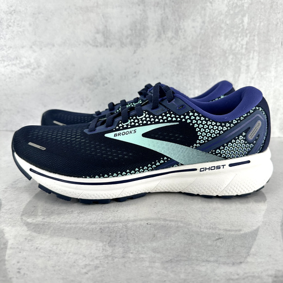 Brooks | Shoes | Brooks Ghost 4 Womens 1 B Running Shoes Blue Sneakers ...